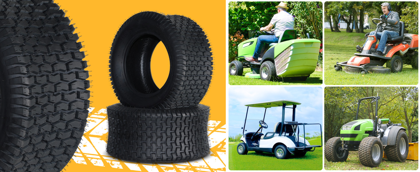 Amazon.com: AutoForever 23x10.50-12 Lawn Mower Turf Tires 4 Ply 23x10.5x12 Lawn & Garden Mower ...