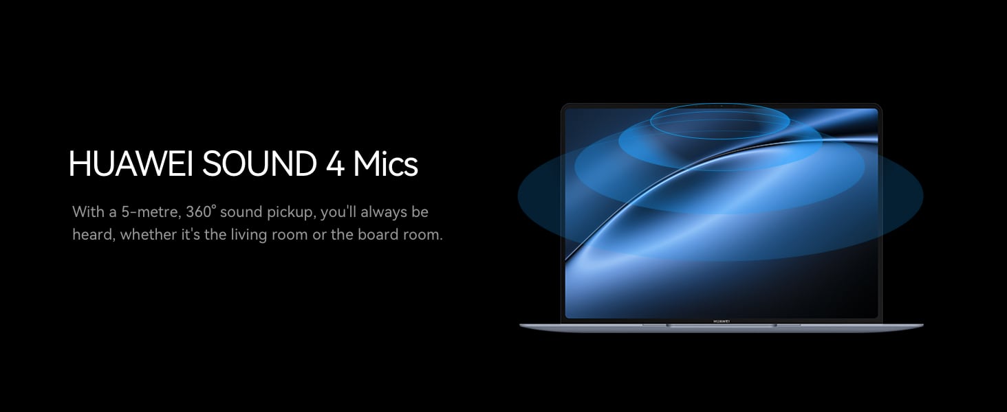 HUAWEI MateBook X Pro Core Ultra, 980g Ultralight Skin-Soothing Metallic body, Intel Core Ultra ...