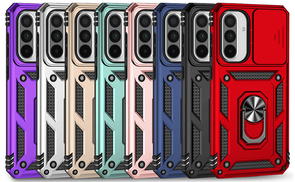 Amazon.com: for Samsung Galaxy A36 5G Case with Slide Camera Cover HD Screen Protector [Military ...