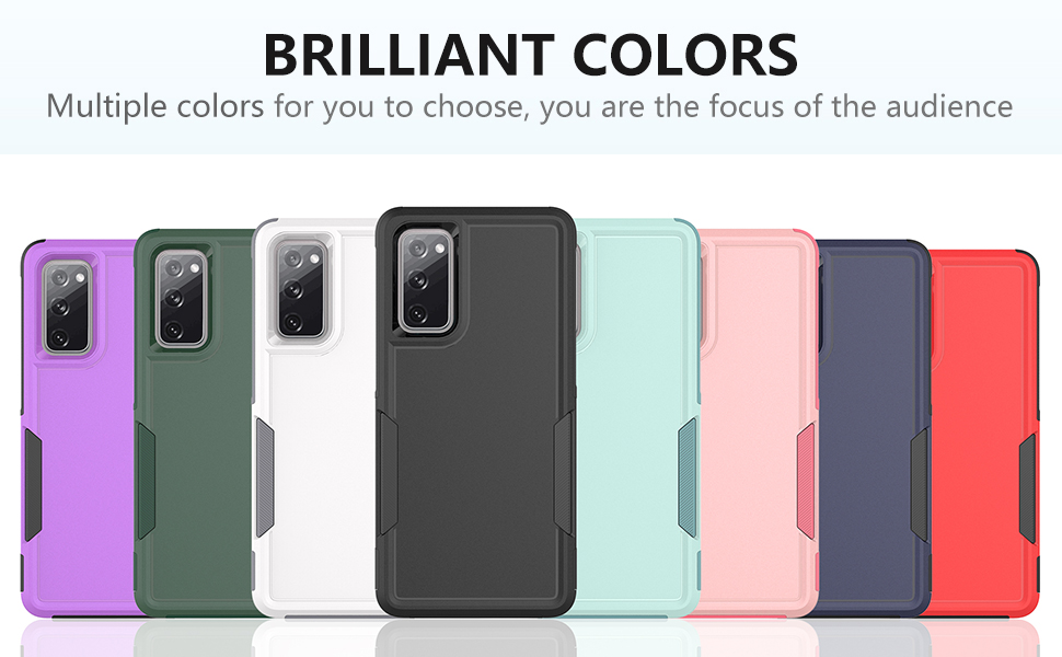 Amazon.com: for Samsung Galaxy S20 FE 5G Case: Dual Layer Protective Heavy Duty Cell Phone Cover ...