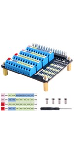 GeeekPi MEGA 2560 R3 Terminal Block Breakout Board HAT with Reset ...