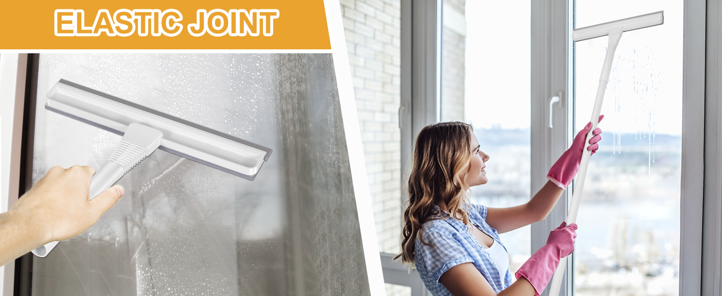 Amazon.com: SetSail Window Squeegee, 2-in-1 Small Squeegee for Window Cleaning All-Purpose ...