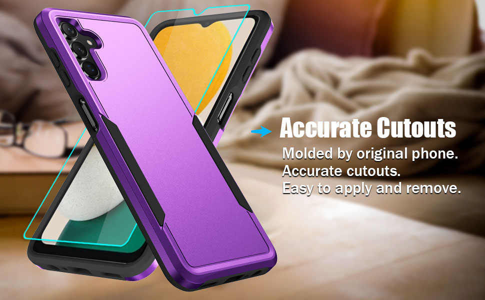 Amazon.com: Samsung Galaxy A13 5G Case with Screen Protector, Full Body Protection Durable ...