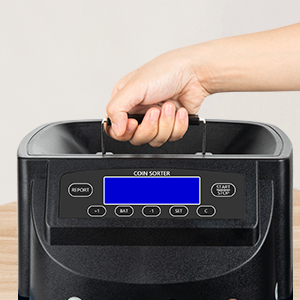 Amazon.com : Coin Counter Coin Sorters Machine - with LCD Display for USD Coin 1￠ 5￠ 10￠ 25￠ $1 ...