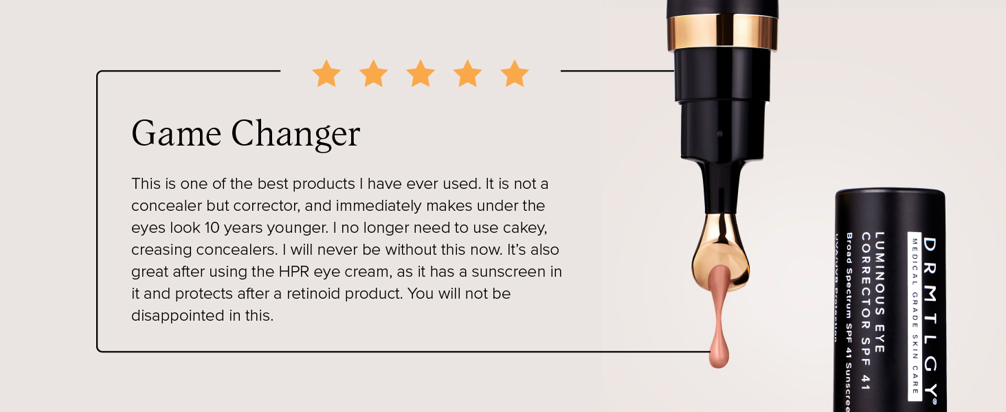 DRMTLGY Luminous Eye Corrector SPF 41 Under Eye Color Corrector For drmtlgy-luminous-eye-corrector-spf-41-under-eye-color-corrector-for
