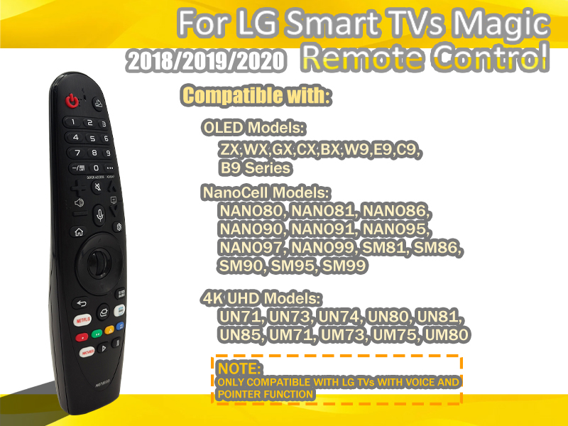 Amazon.com: AKB75855501 Magic Remote for LG OLED QNED NanoCell 4K UHD Smart TV, Replace for LG ...