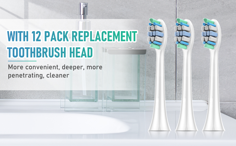 Amazon.com : Toothbrush Replacement Heads Compatible with Philips ...