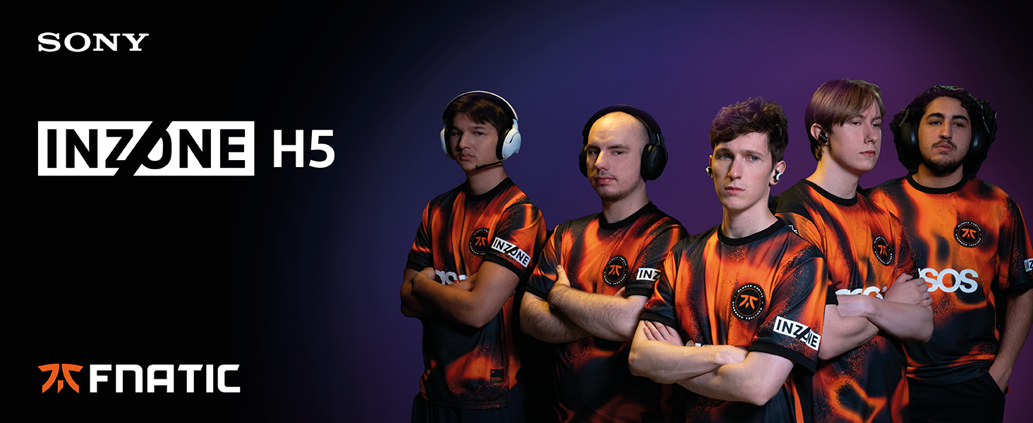 Sony INZONE H5 - Wireless Gaming Headset, 360 Spatial Sound für Gaming, komfortabler Sitz, 28 ...