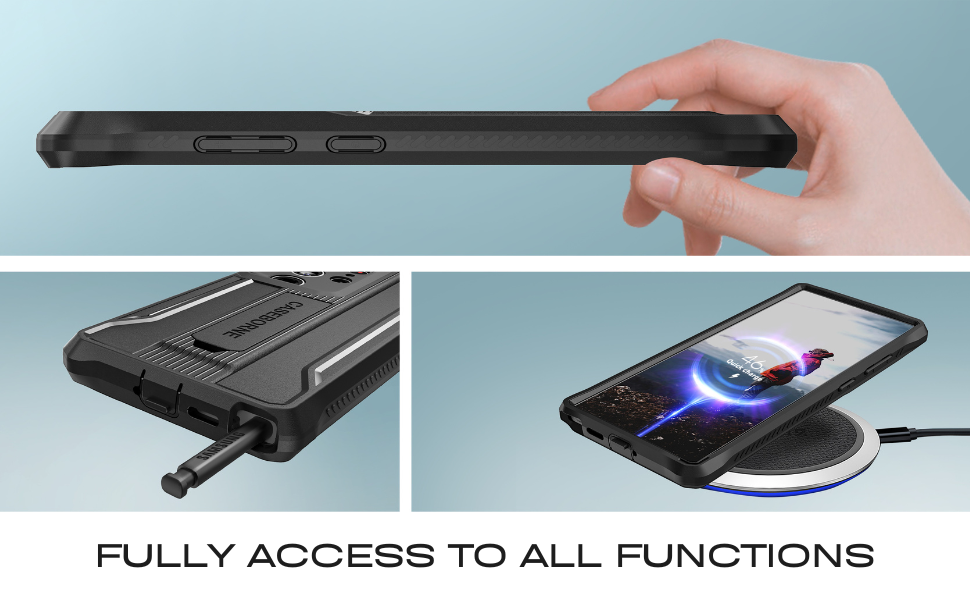 CaseBorne V Case Compatible with Samsung Galaxy S24 Ultra - [Extremely Rugged] [Military Grade 5 ...