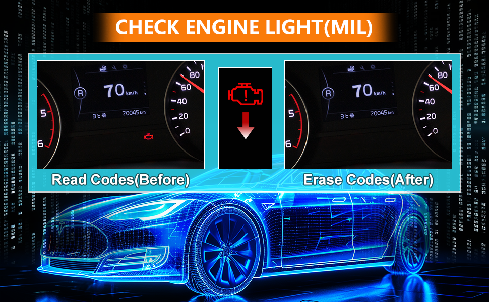 Amazon.com: OBD2 Scanner, V410 Car Scanner Diagnostic Tool: Engine Fault Code Reader Scan Tool ...