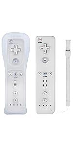 2 Sets Remote Controller for Wii, TechKen Replacement Remote Built-in ...