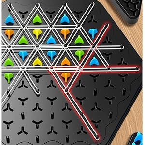 Amazon.com: Loaesa Chain Triangle Chess Game, Triggle Board Game ...