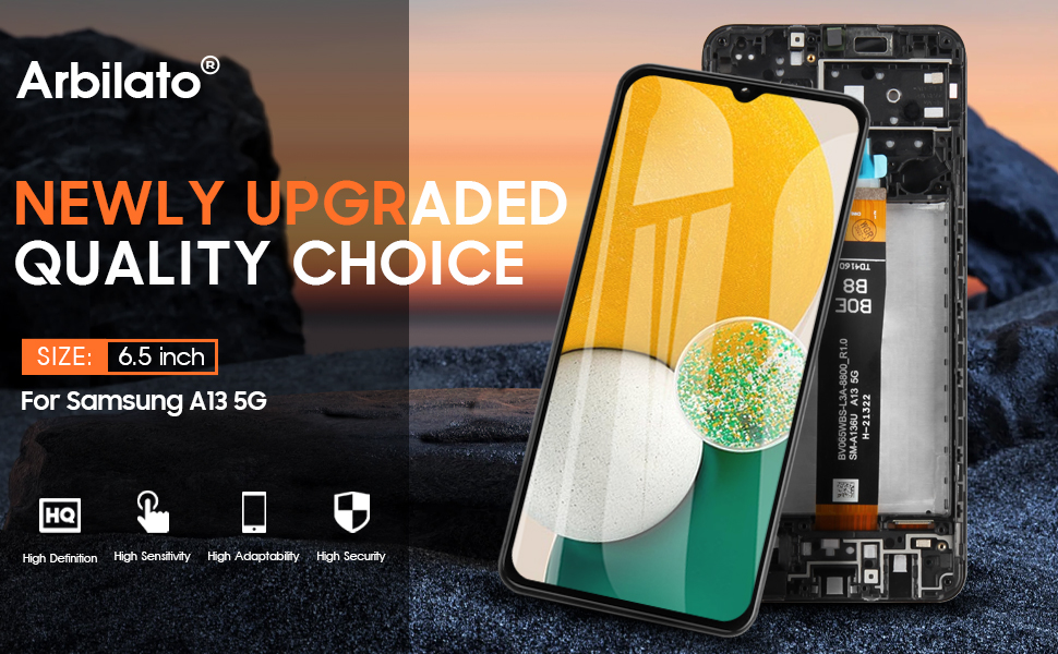 Amazon.com: Screen for Samsung Galaxy A13 5G Screen Replacement for Samsung A136 LCD Screen SM ...