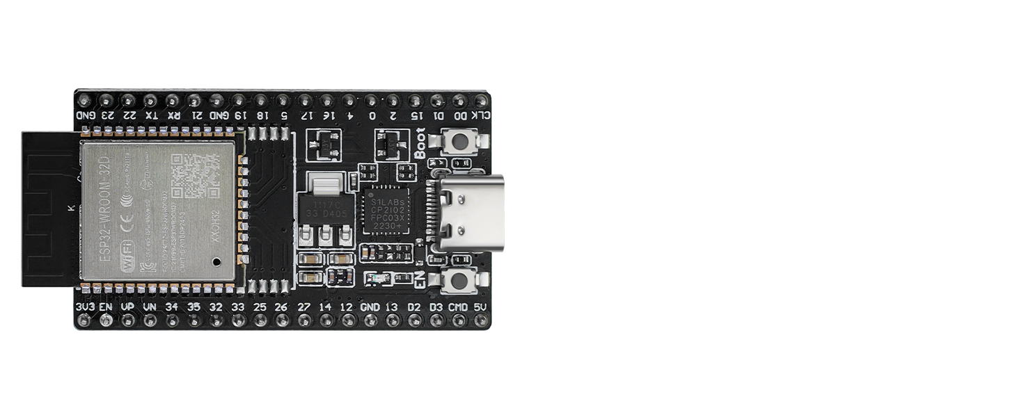 ESP32 ESP-32D ESP-WROOM-32 Kits de placa de desarrollo, 38 pines CP2012 USB C WiFi + interfaz ...