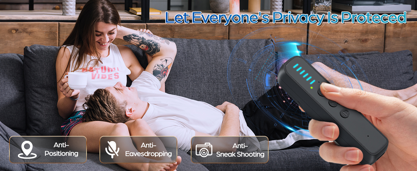 Hidden Camera Detectors Mini Anti Spy Camera Detector Portable Rf Signal Scanner