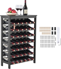Amazon.com: VEVOR 72 Bottle Upgrade Modular Wine Rack, Continuously Store Pinot Bottles, 8-Tier ...