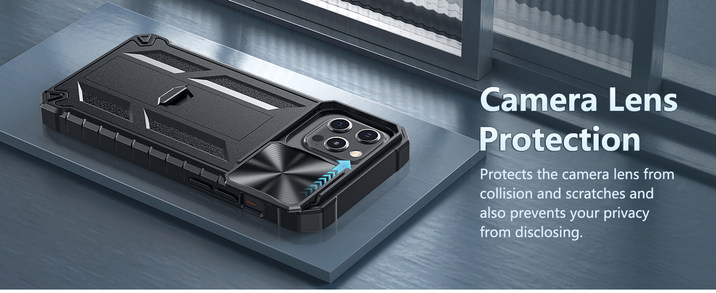 Amazon.com: FNTCASE for iPhone 12 Pro-Max Case: Rugged Military Grade Drop Proof Protection ...