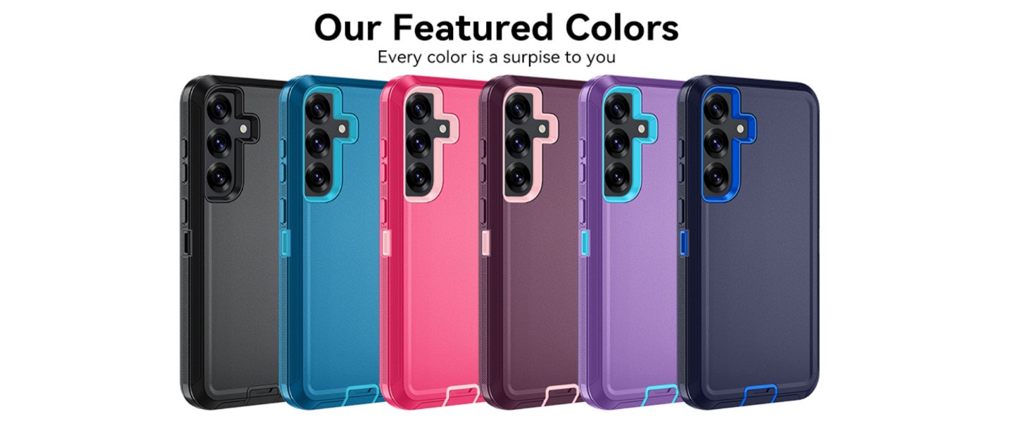 Amazon.com: CONWOE for Samsung Galaxy S25 Plus Case, with HD Tempered Glass Screen Protector ...