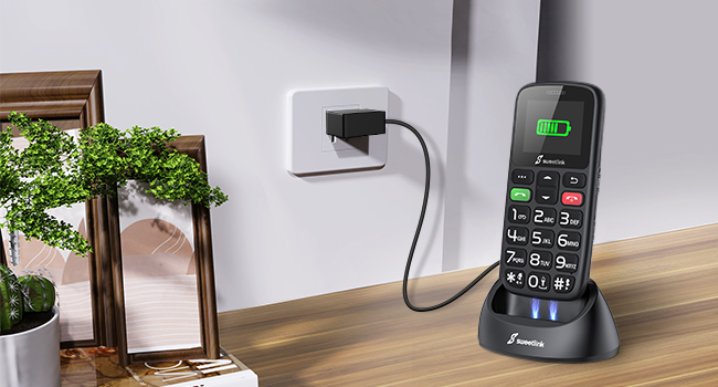 SweetLink S2 Plus Senior Mobile Phone Simple for Elderly, Big Button Mobile Phone Unlocked ...