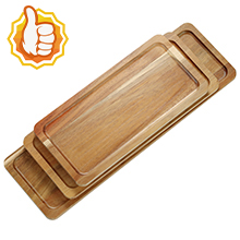 Amazon.com: Zyviv Wooden 3 Tier Serving Tray, Solid Acacia Wood Serving ...