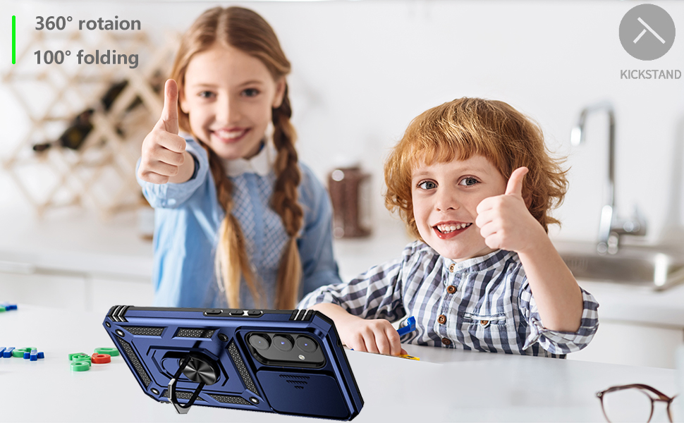 Amazon.com: for Samsung Galaxy A54 5G Case,with Screen Protectors and Camera Cover,[Military ...