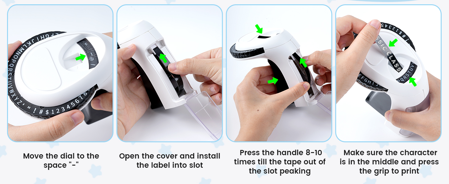 Amazon.com : EazeID Embossing Label Maker Machine with Tapes, Vintage ...