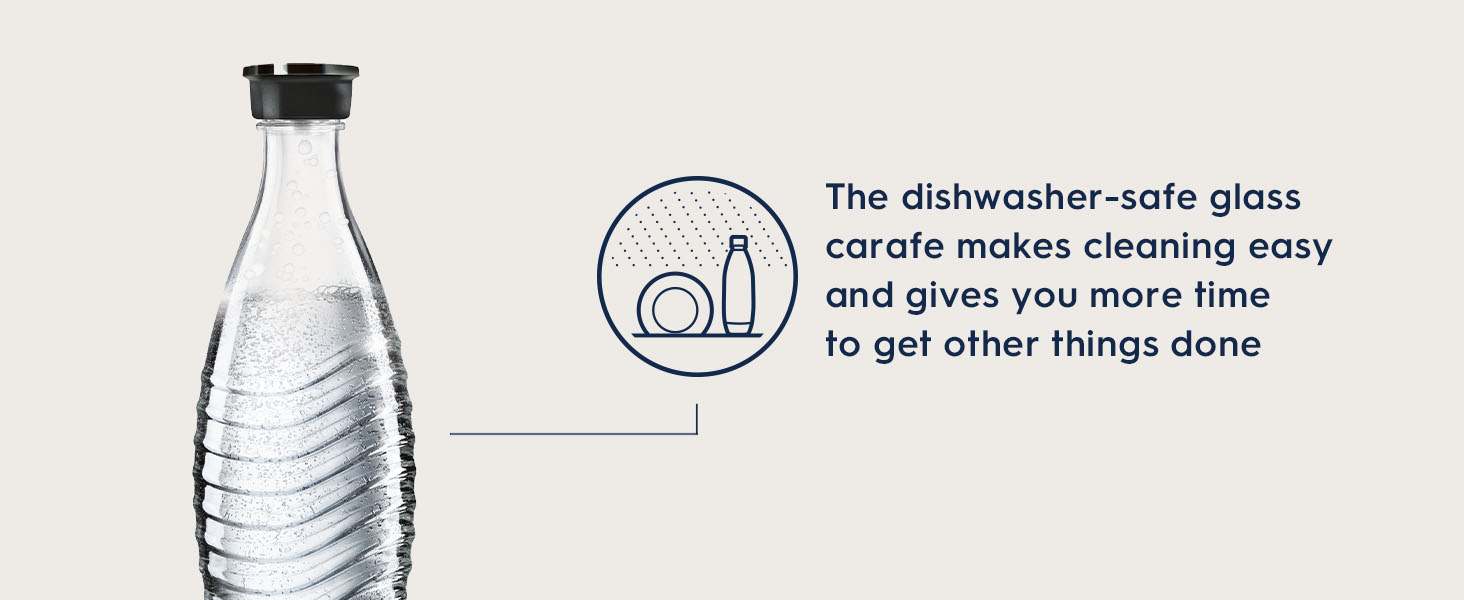 Amazon.com: SodaStream - Aqua Fizz Sparkling Water Maker | STARTER KIT | GLASS Carbonator | CQC ...