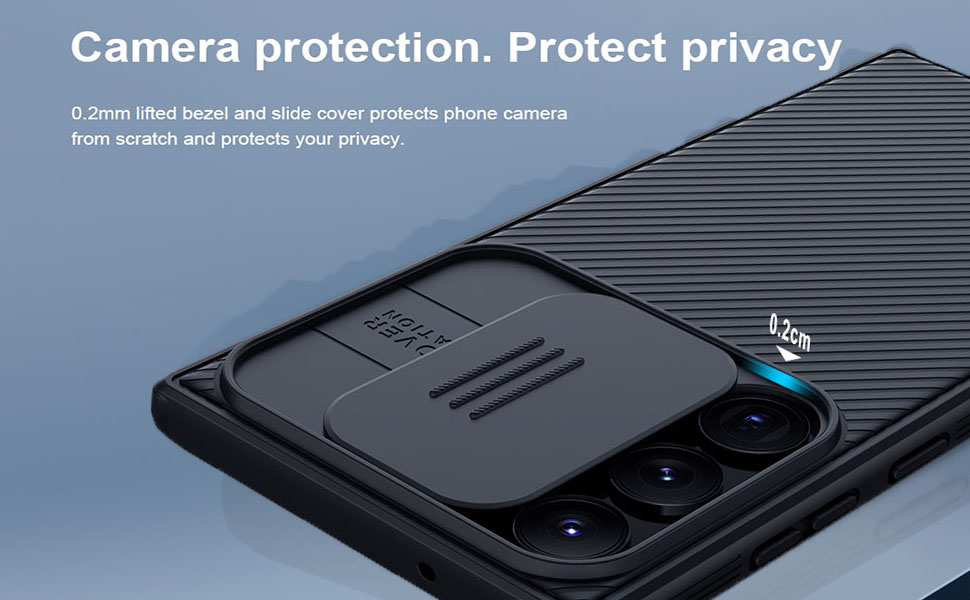 Amazon.com: Samsung Galaxy S23 Ultra Case with Camera Cover,Slim Fit Thin Polycarbonate ...