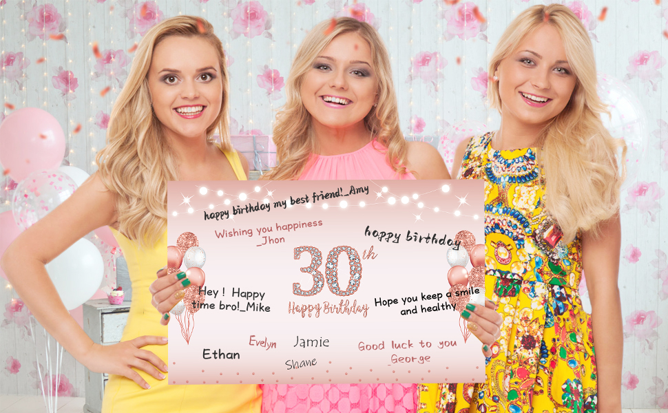 Amazon.com : Yatufom Large 30th Birthday Card with Envelope, Happy 30th Birthday Decorations for ...