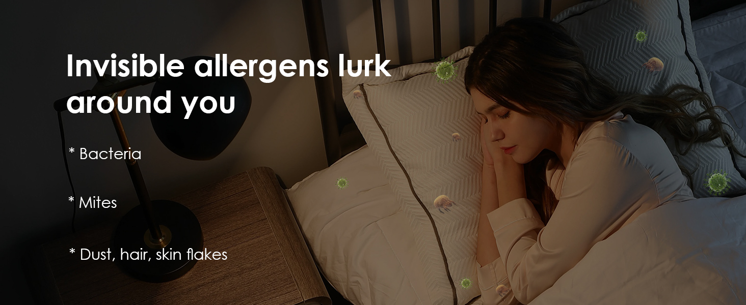 VersLife M6 Cordless Mattress Cleaner, 18Kpa Mattress Cleaner with 253.7nm UV-C Light & 80000 ...