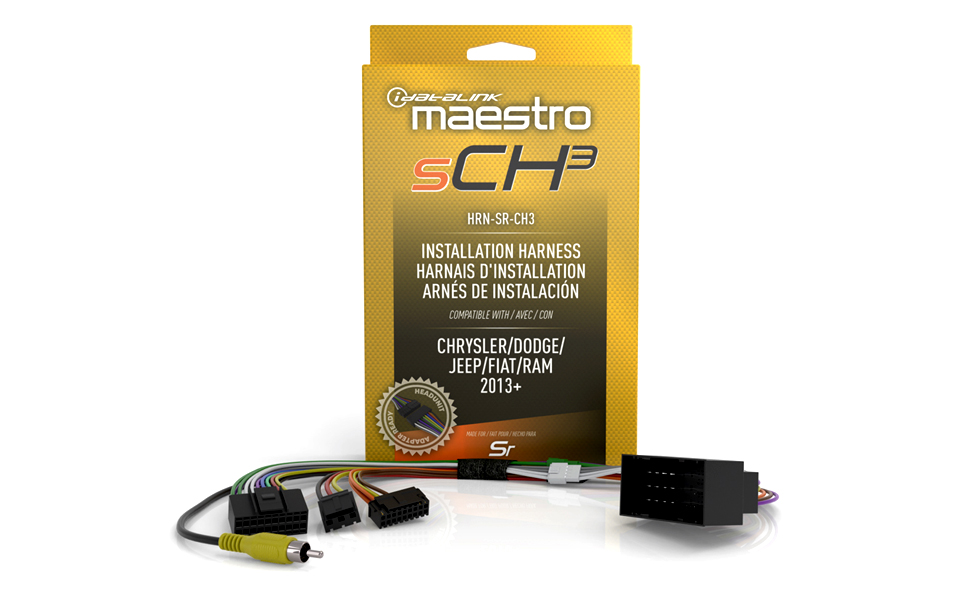 Amazon.com: Idatalink Maestro HRN-SR-CH3 T-Harness for Select Chrysler, Dodge, Jeep, RAM ...
