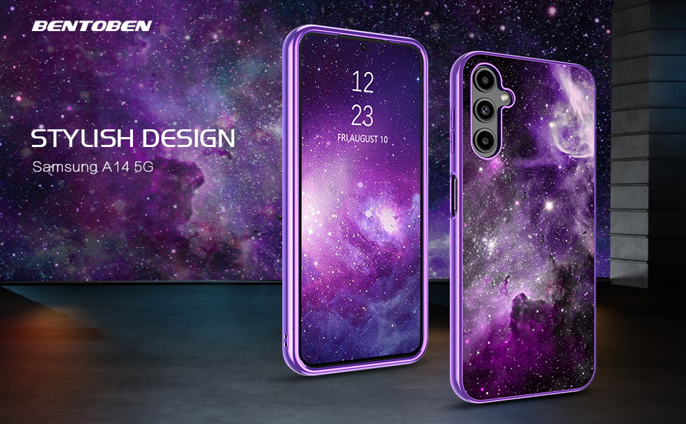 Amazon.com: BENTOBEN for Galaxy a14 5G Phone Case, Slim Fit Glow in The Dark Hybrid Shockproof ...