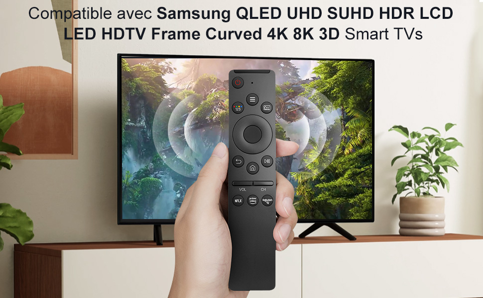 Télécommande-Universelle-pour-Samsung-Smart-TV, télécommande de Remplacement pour Samsung TV ...