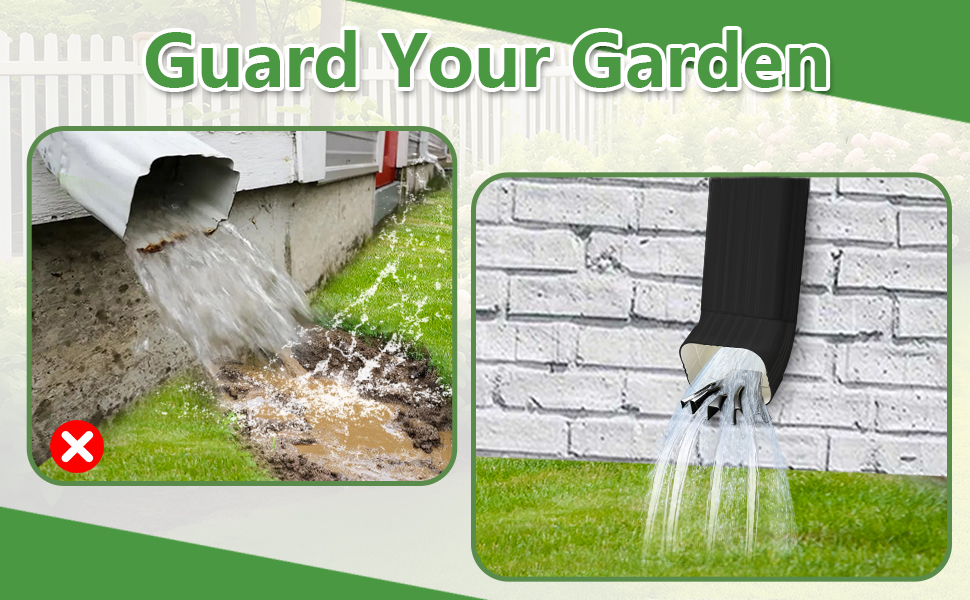Amazon.com: 2PCS Gutter Downspout Diverter, Gutter Downspout Extensions ...