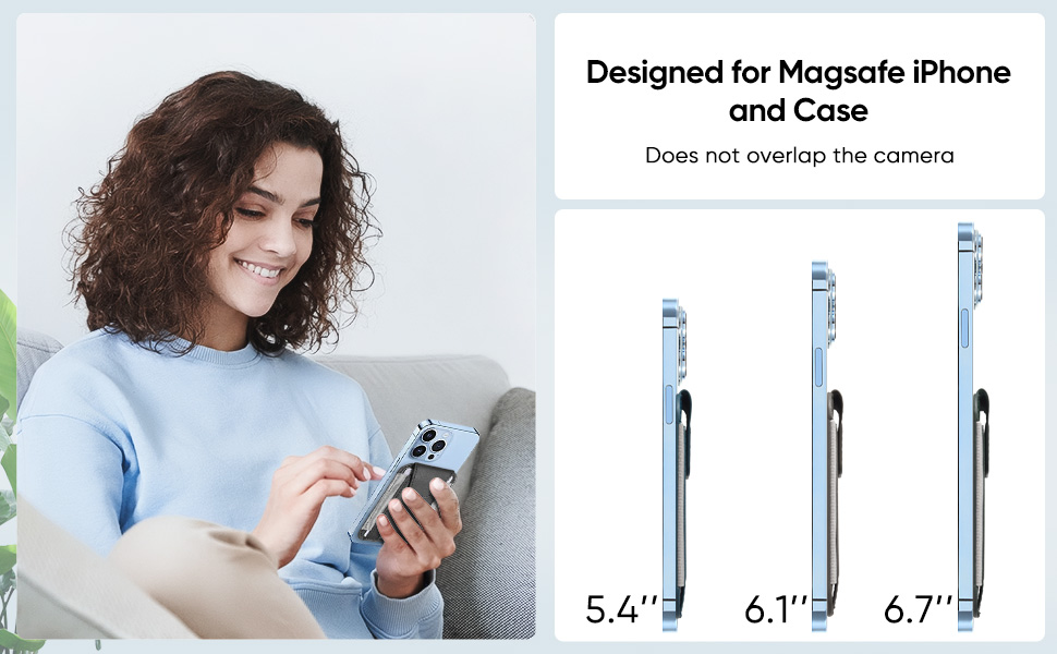 Amazon.com: Miroddi 2023 New Upgrade MagSafe Wallet with Privacy Flap Cover, Magnetic Wallet ...