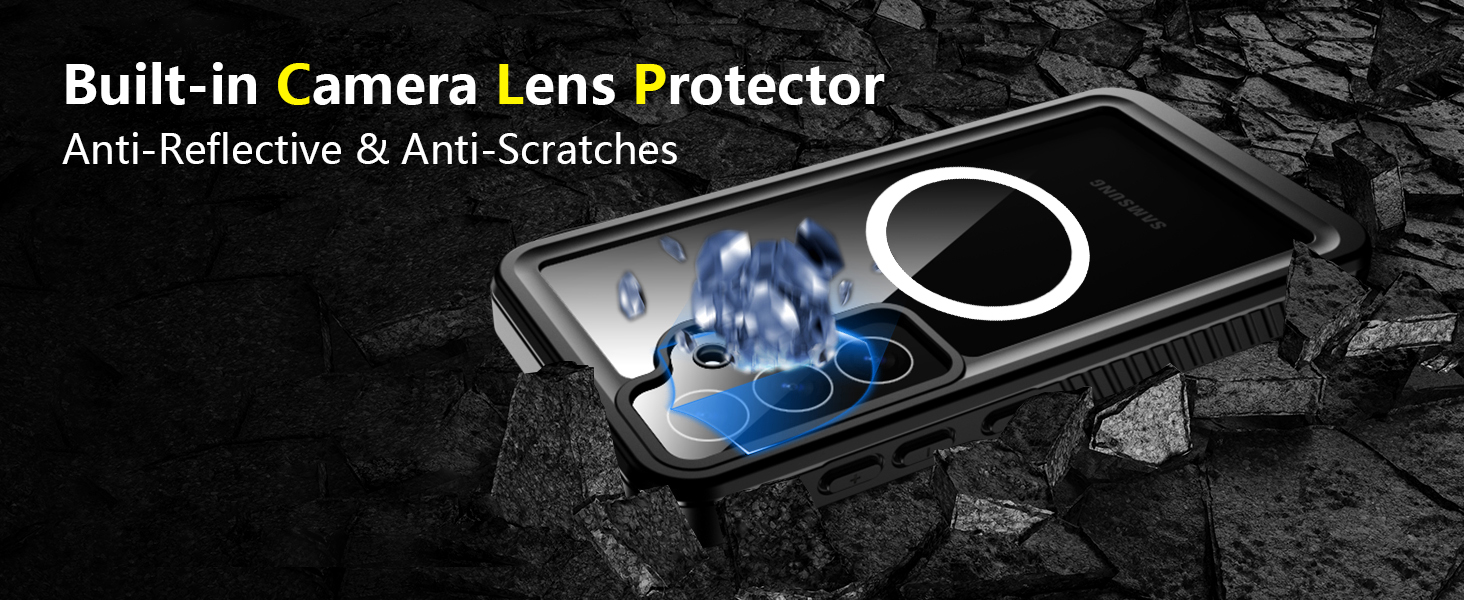 Amazon.com: Oterkin Waterproof Case for Samsung Galaxy S25 Plus Case Compatible with MagSafe ...