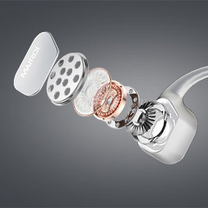 Amazon.com: MAIRDI Bone Conduction Headphone Bluetooth 5.3 - Open Ear ...