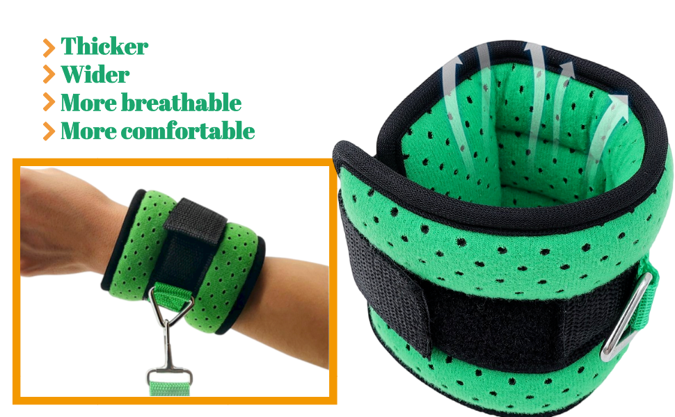 Amazon.com: Lmaray Patient Medical Restraints Limb Holders 4 Pieces ...