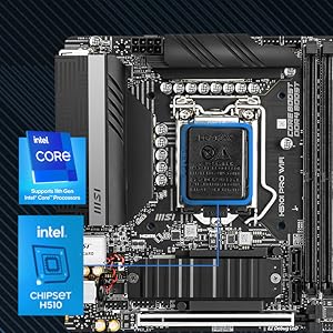 MSI H510I PRO WIFI Mainboard Mini-ITX, unterstützt Intel Core Prozessoren 11. Generation, LGA ...