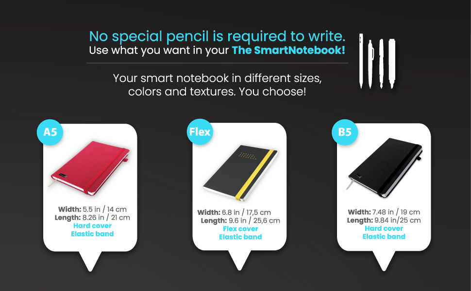 Amazon.com : THESMARTNOTEBOOK Journal | Eco-Friendly Letter Notebook ...