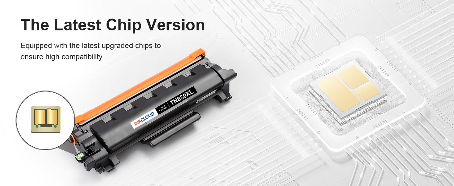 Amazon.com: INKCLOUD 2PK TN830XL Black Toner Cartridge High Yield Replacement for Brother TN830 ...