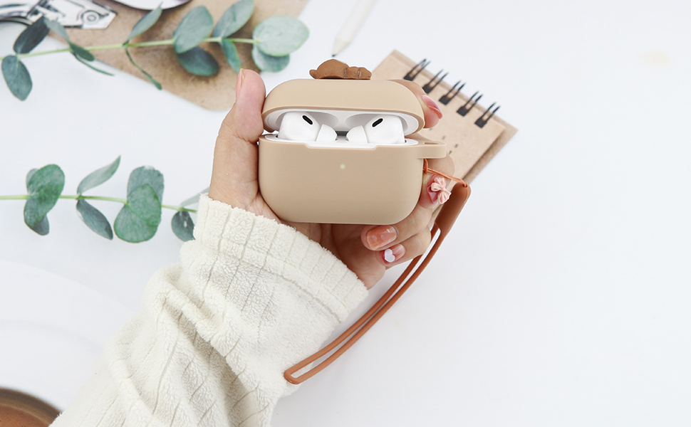 Amazon.com: Wonhibo for Airpods Pro 2 Case, Cute Silicone Cover for Airpod Pro 2nd with Keychain ...