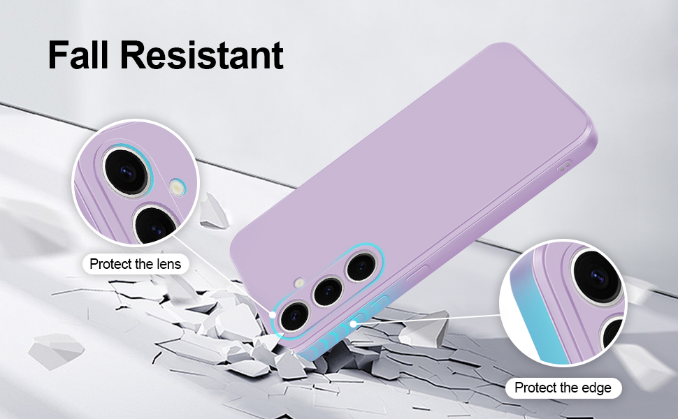 Amazon.com: GiiYoon Silicone Case Compatible with Samsung Galaxy S24, Full Body Silky Soft Touch ...