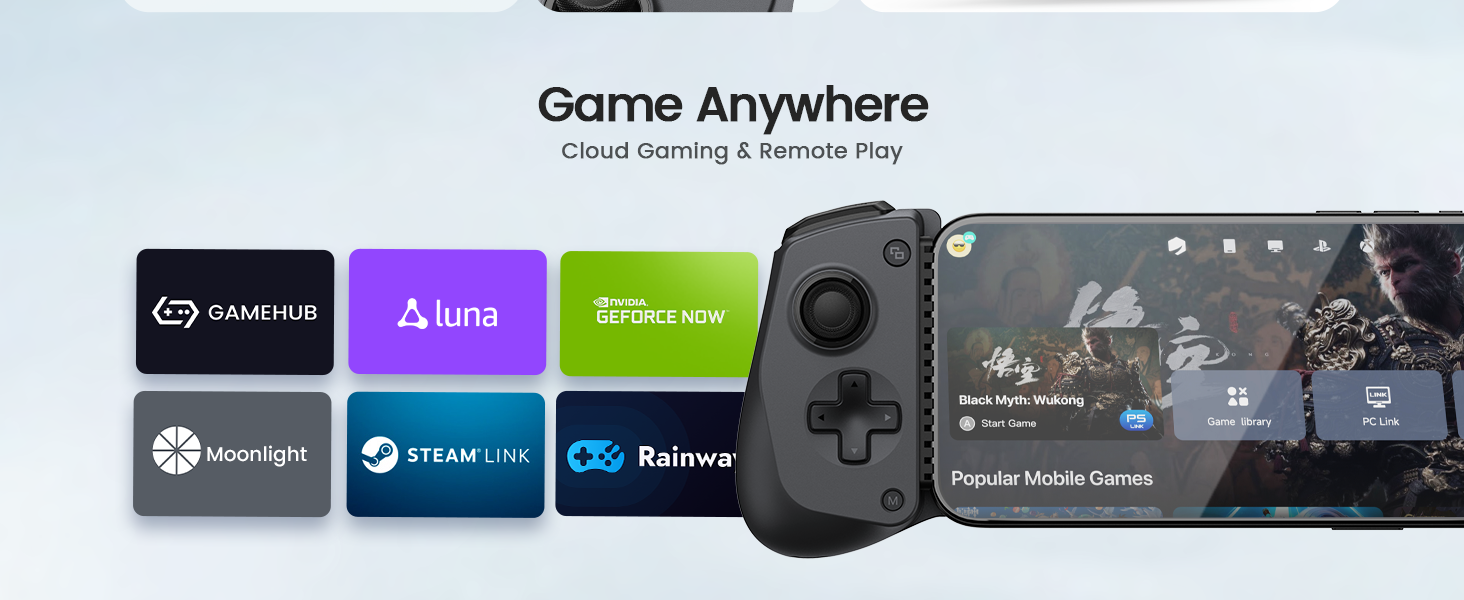 Amazon.com: GameSir X5s Bluetooth Mobile Gaming Controller for Switch 2/Switch/Android/iPhone ...