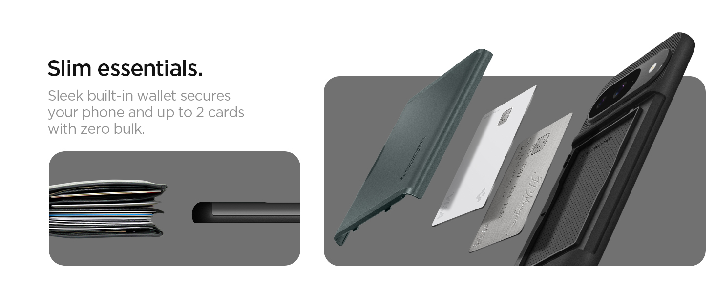 Amazon.com: Spigen Slim Armor CS Designed for Pixel 9 Case/Pixel 9 Pro Case (2024) [Hard Shell ...