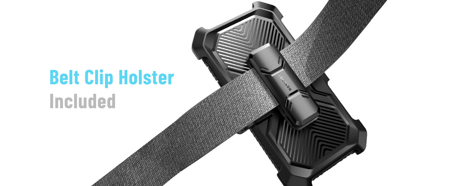 Amazon.com: i-Blason Armorbox for Samsung Galaxy S23 Case with Stand & Belt-Clip [Built-in ...