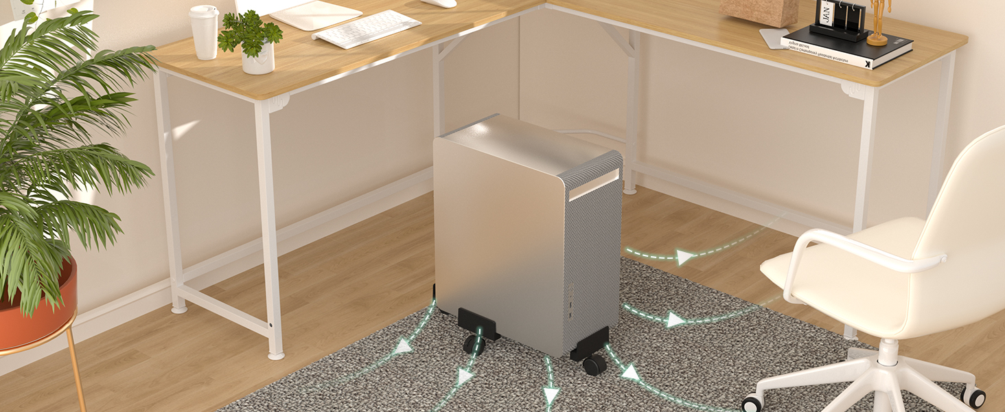 Amazon.com : PC Stand Computer Tower Stand - Adjustable Width & Length ...