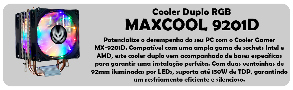 Cooler CPU Intel LGA X99 X79 Xeon LGA 2011 v3 LED RGB Gamer Ryzen Am4 Am3 120mm 775 115x 1200 ...