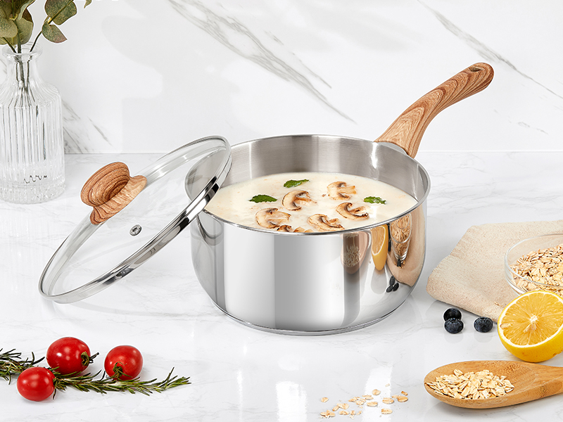 Amazon.com: KOCH SYSTEME CS Stainless Steel Sauce Pan Set,1QT & 2QT & 3QT, Stainless Steel Pot ...