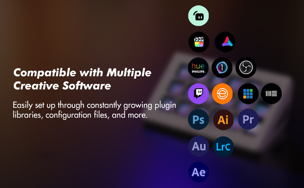 Amazon.com: AJAZZ AKP153 Stream Controller 15 Macro Keys LCD Custom ...